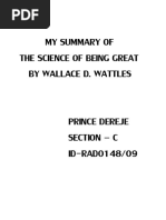 Think Big Summary | PDF | Neurosurgery | Ben Carson