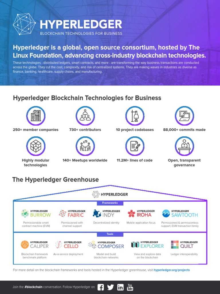 Hyperledger DataSheet | PDF | Information Technology | Computing