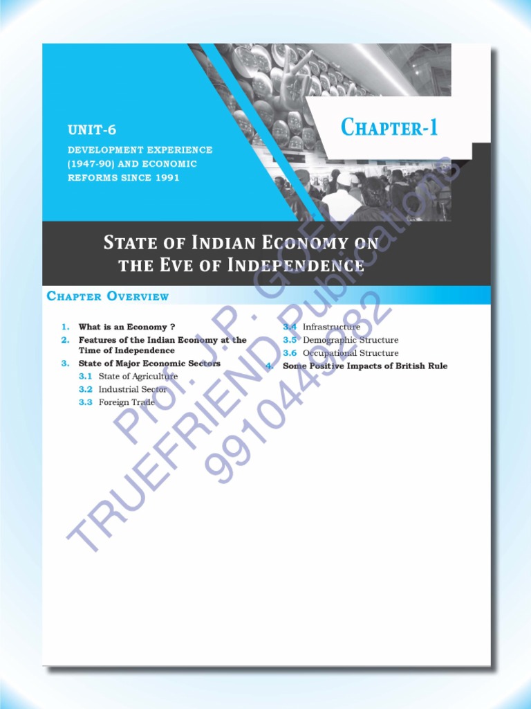 JP Goel's Indian Eco Ch-1 | PDF