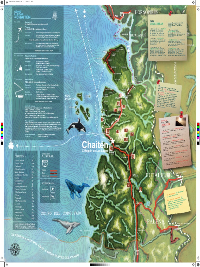 Mapa Turístico - Chaitén 2019 | PDF