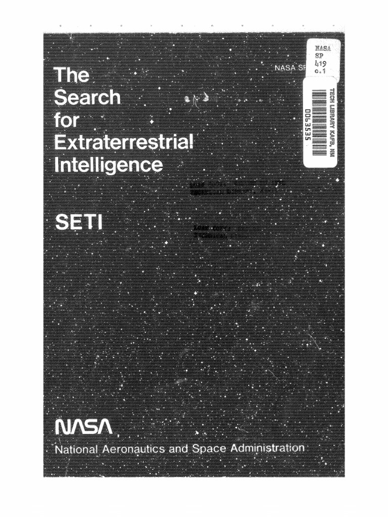 The Search For Extraterrestrial Intelligence (SETI) | PDF | Search For Extraterrestrial ...