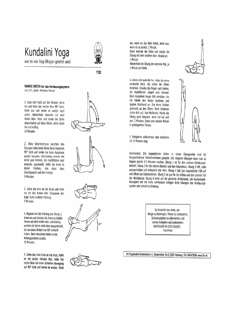 Nabhi Kriya Deutsch | PDF