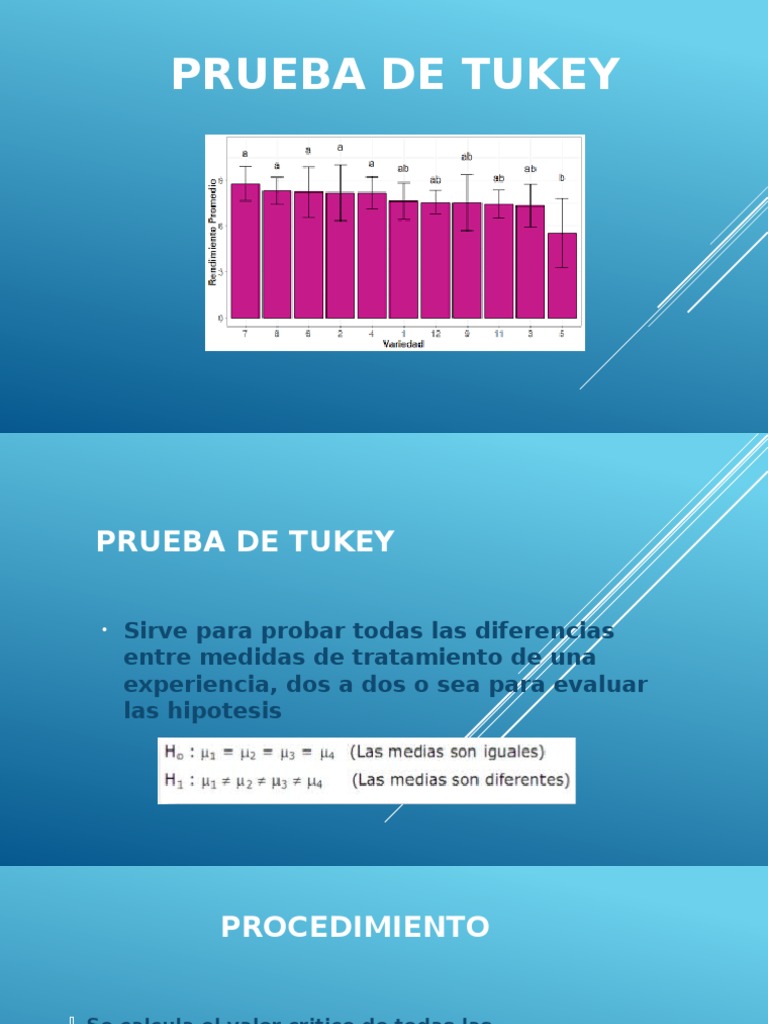 Prueba de Tukey | PDF