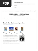Significance of Numbers in Freemasonry | PDF | Freemasonry | Osiris