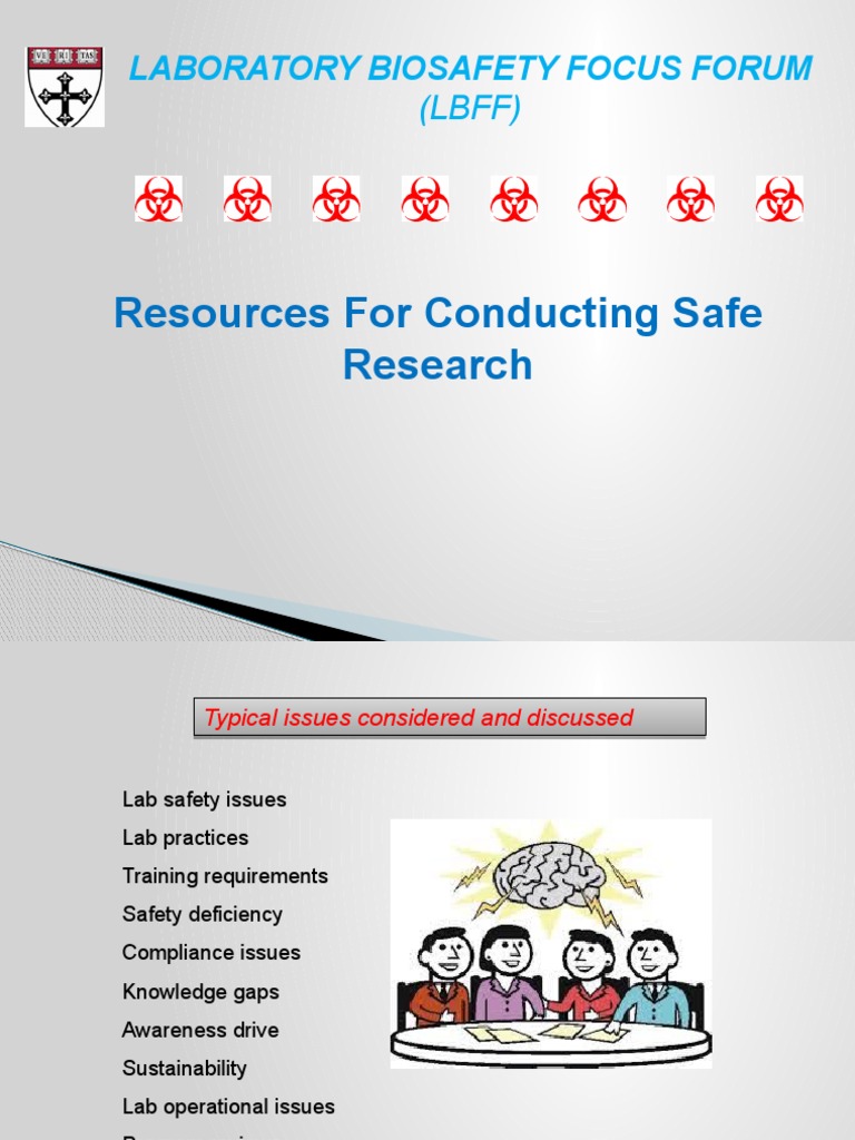 Resources For Conducting Safe Research | PDF | Laboratories ...