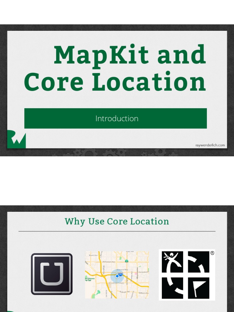 Mapkit and Core Location | PDF