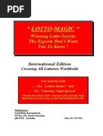 10 Secrets to Improve Lotto Odds | PDF | Lottery | Odds