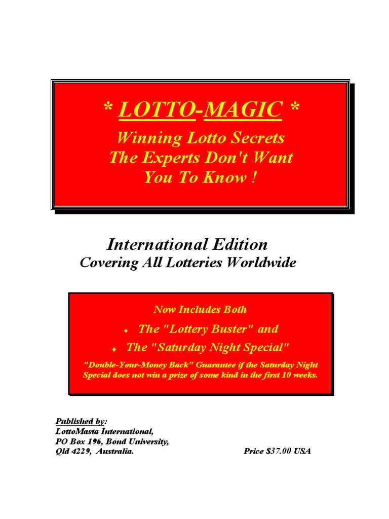 Lotto Secrets Book PDF | Download Free PDF | Lottery | Business