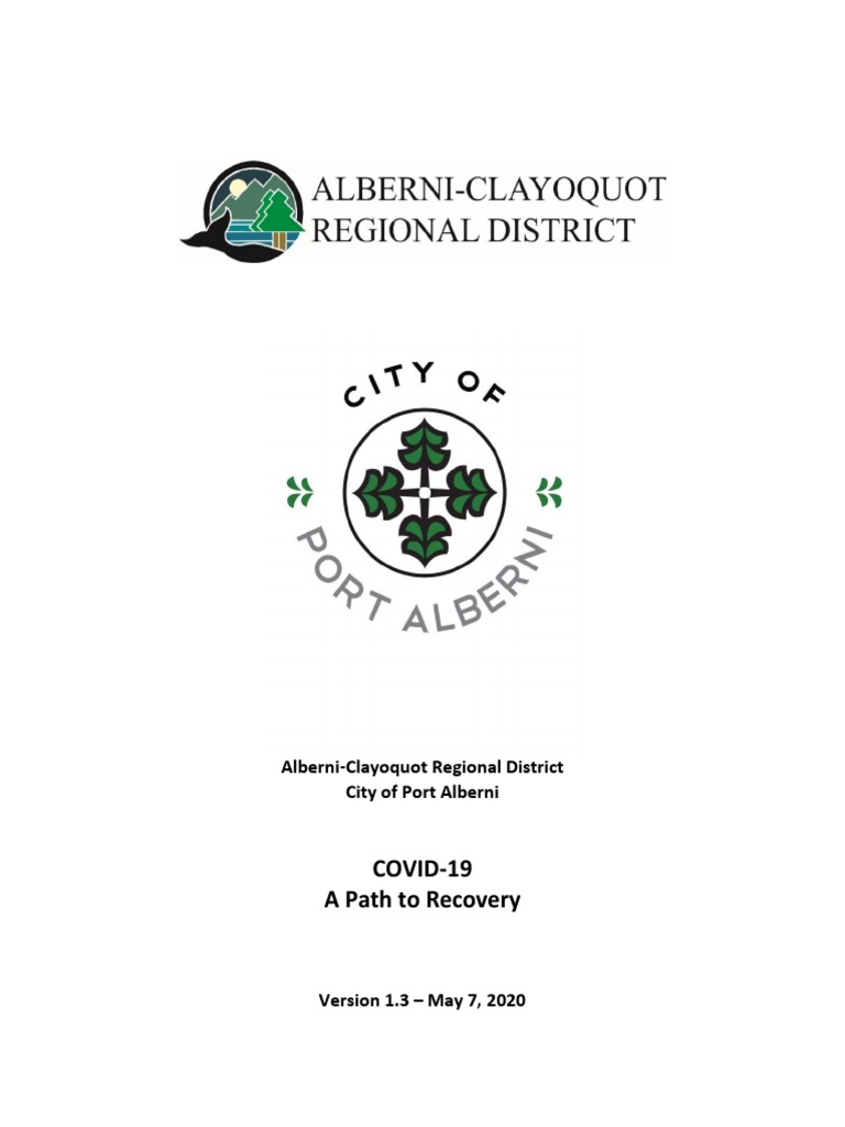 Acrd Cpa Covid 19 Recovery Plan 20200507 V1 3 Pdf Recovery