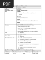 Lesson Plan Football | PDF | Reading Comprehension | Question