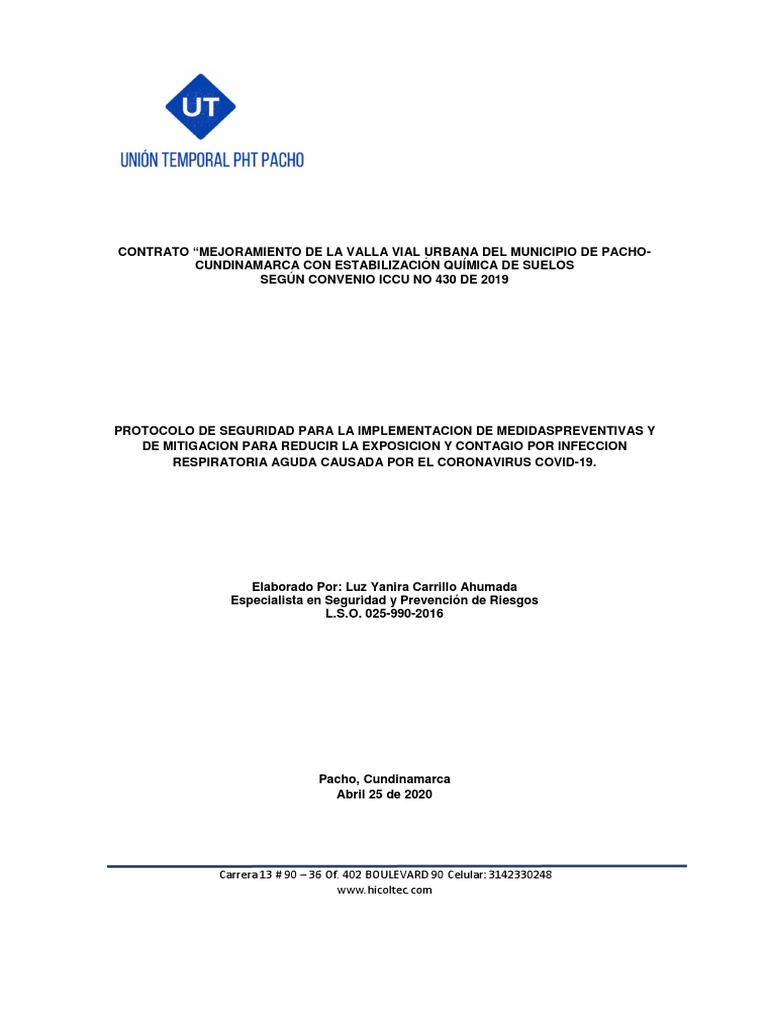 BIOSEGURIDAD COVID 19 PHT (v2) | PDF | Lavado de manos | Ciencias de la ...