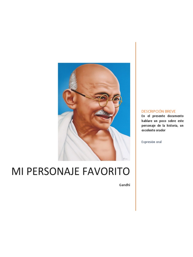 Mi Personaje Favorito | PDF