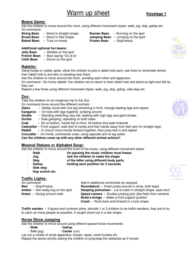 Gymnastics Lesson Plan | PDF | Horse Gait | Gymnastics