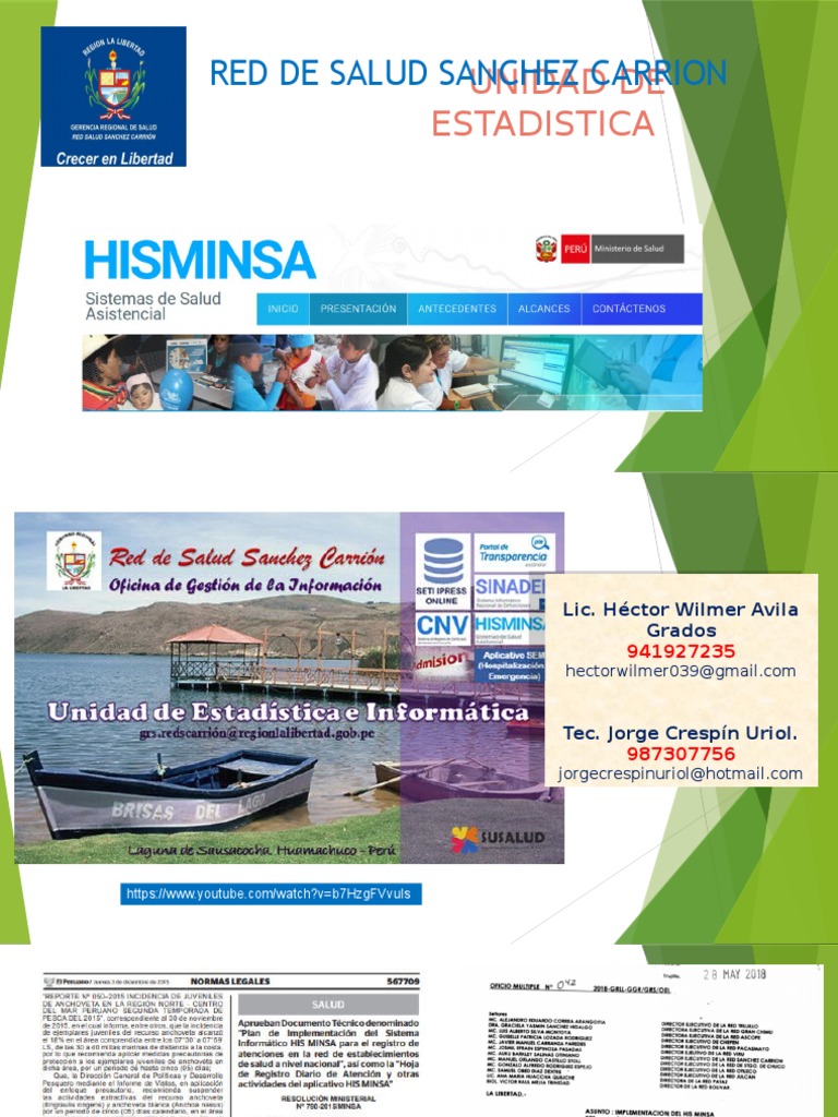 Implementación del Sistema HIS MINSA | PDF | Informática | Informática ...