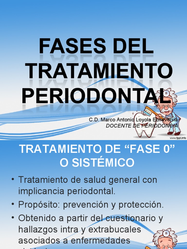 Fases de Tratamiento Periodontal | PDF
