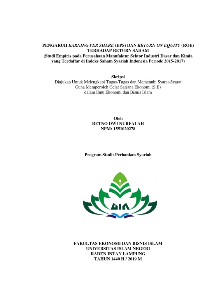 SKRIPSI RETNO DWI NURFALAH Fix PDF | PDF | Karier & Perkembangan