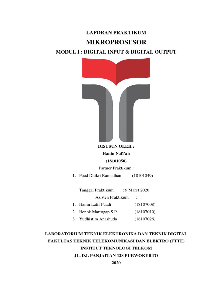 Laporan Praktikum Mikroprosesor Modul 1 | PDF