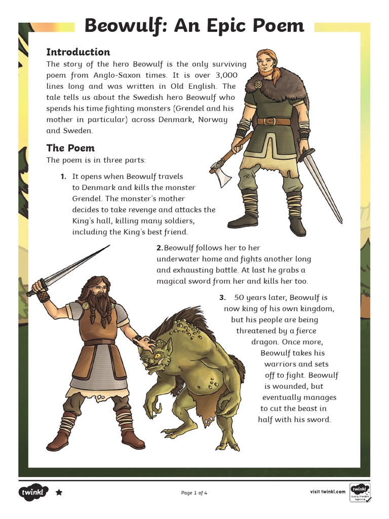 Beowulf Reading Comprehension | PDF | Beowulf | Geats
