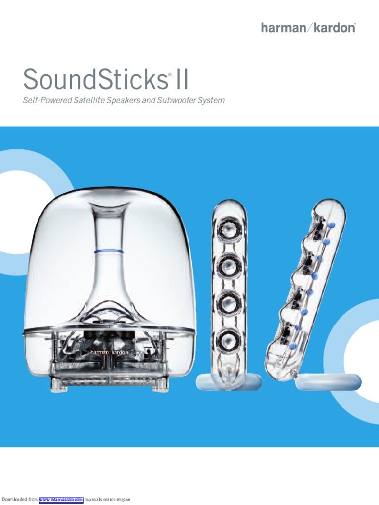 Soundsticks II | PDF | Loudspeaker | Audio Electronics