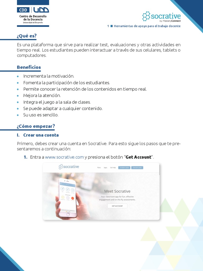 Manual Socrative | PDF | Informática y tecnología de la información | Science