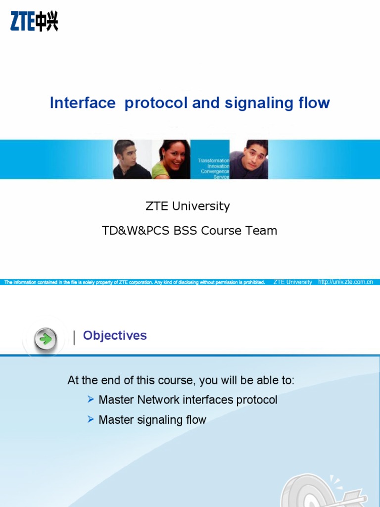 Interface Protocol and Signaling Flow: ZTE University TD&W&PCS BSS Course Team | PDF | Computer ...
