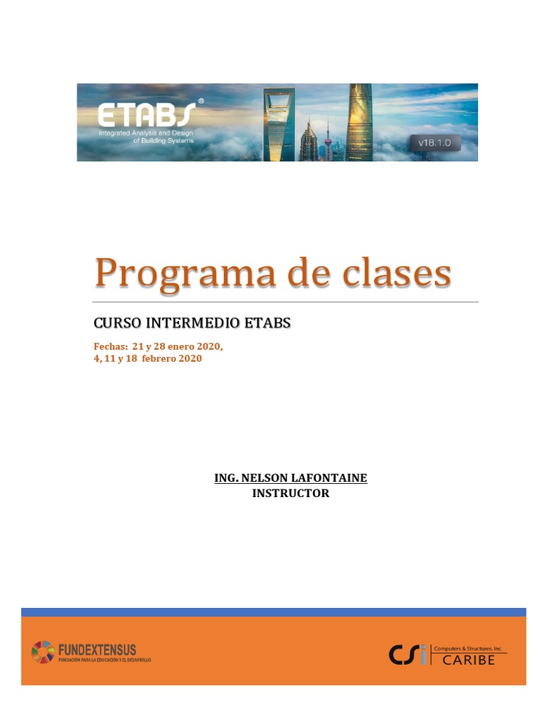 Curso Intermedio ETABS: Análisis Estructural | PDF | Física Aplicada e ...
