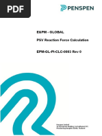 PSV Reaction Force Calculation for Gas | PDF