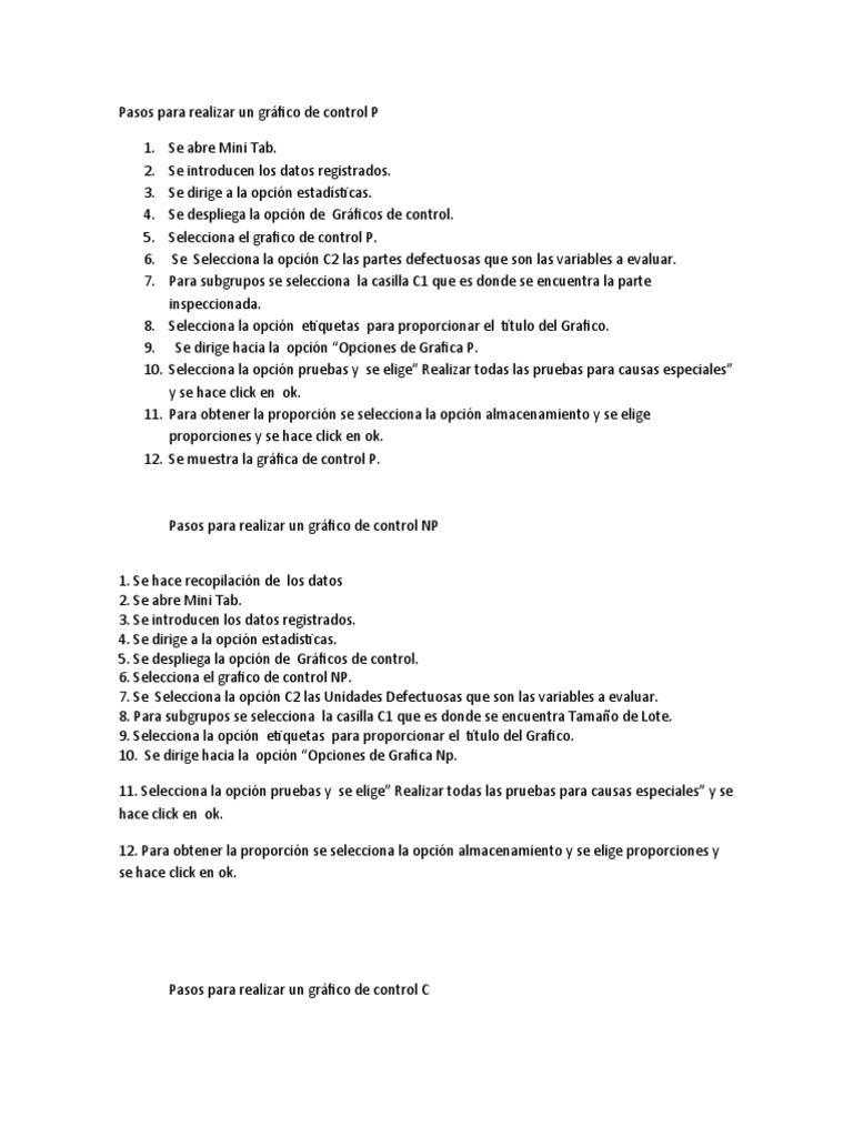 Cómo crear gráficos de control P | PDF | Ajedrez | Juegos y actividades