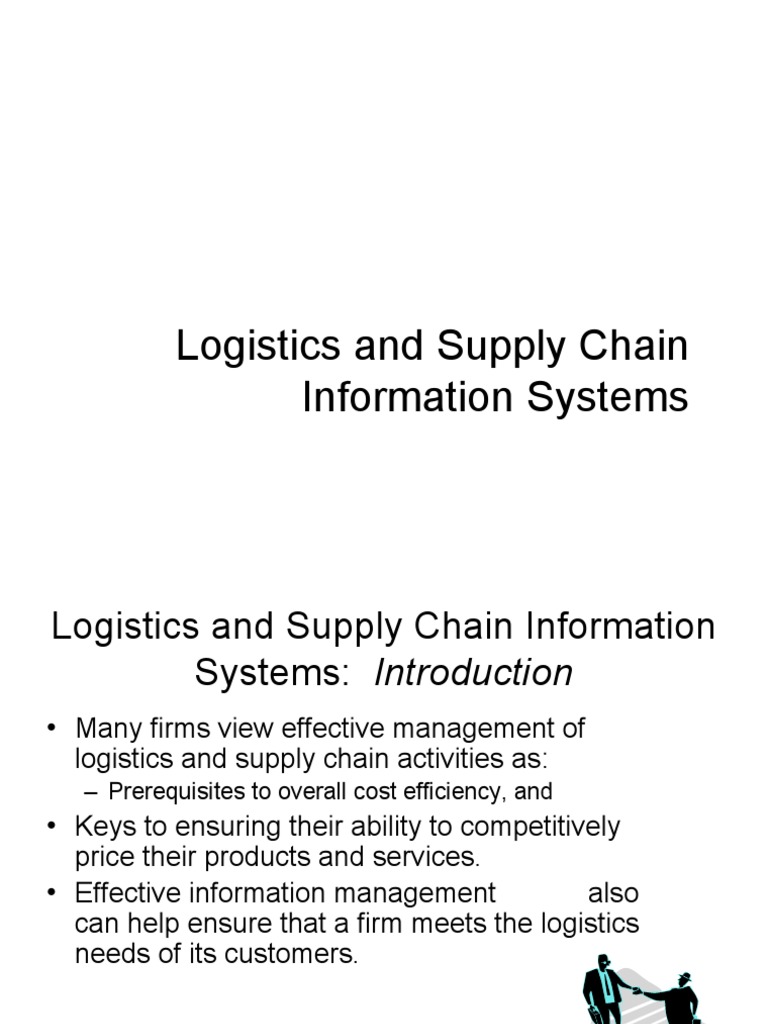 Logistics and Information System | PDF | Supply Chain | Logistics
