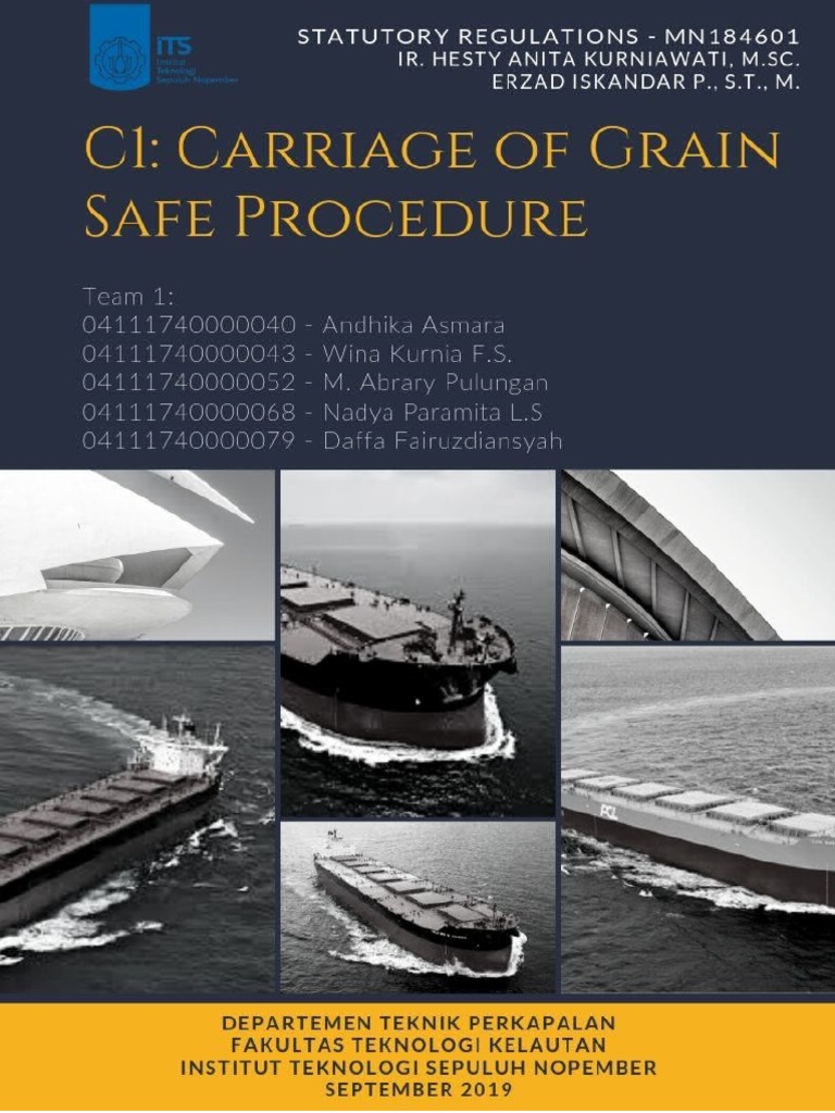 C1 - K1 - Solas Chapter Vi Carriage of Cargoes and Oil Fuels | PDF