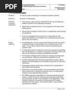 3.05 Endoscope Reprocessing Competency Checklist | PDF | Endoscopy ...