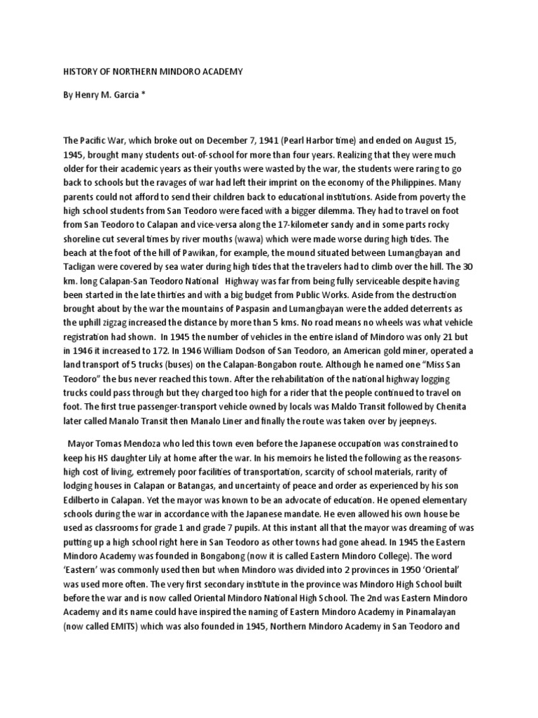 History of Nma | PDF | Schools