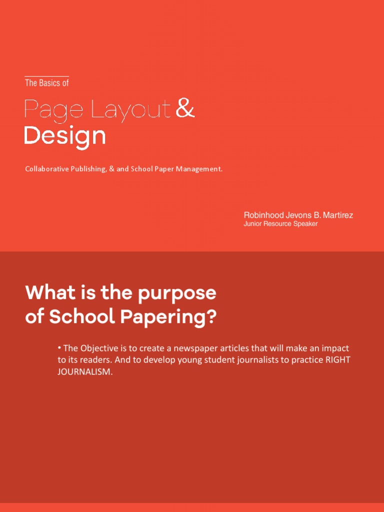 Collaborative Publishing, & and School Paper Management | PDF | Career ...