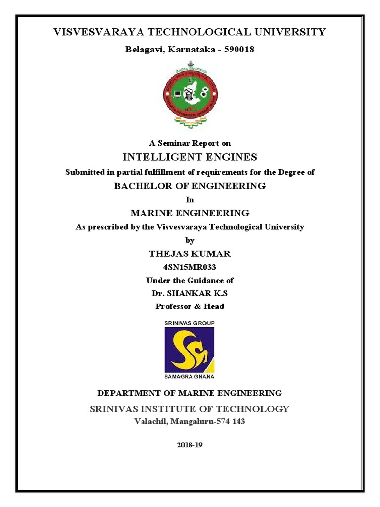 Visvesvaraya Technological University: Belagavi, Karnataka - 590018 ...