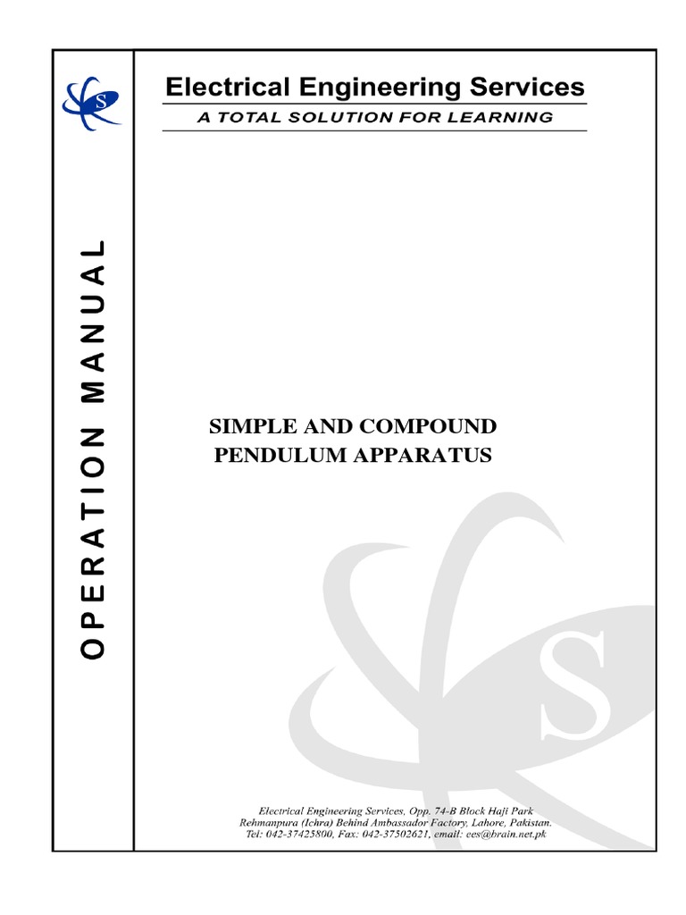 Simple and Compound Pendulum | PDF | Pendulum | Rotation Around A Fixed Axis