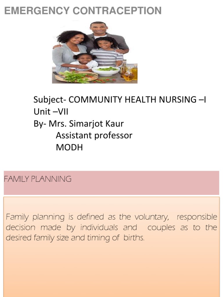 Emergency Contraception PDF | PDF | Birth Control | Gynaecology