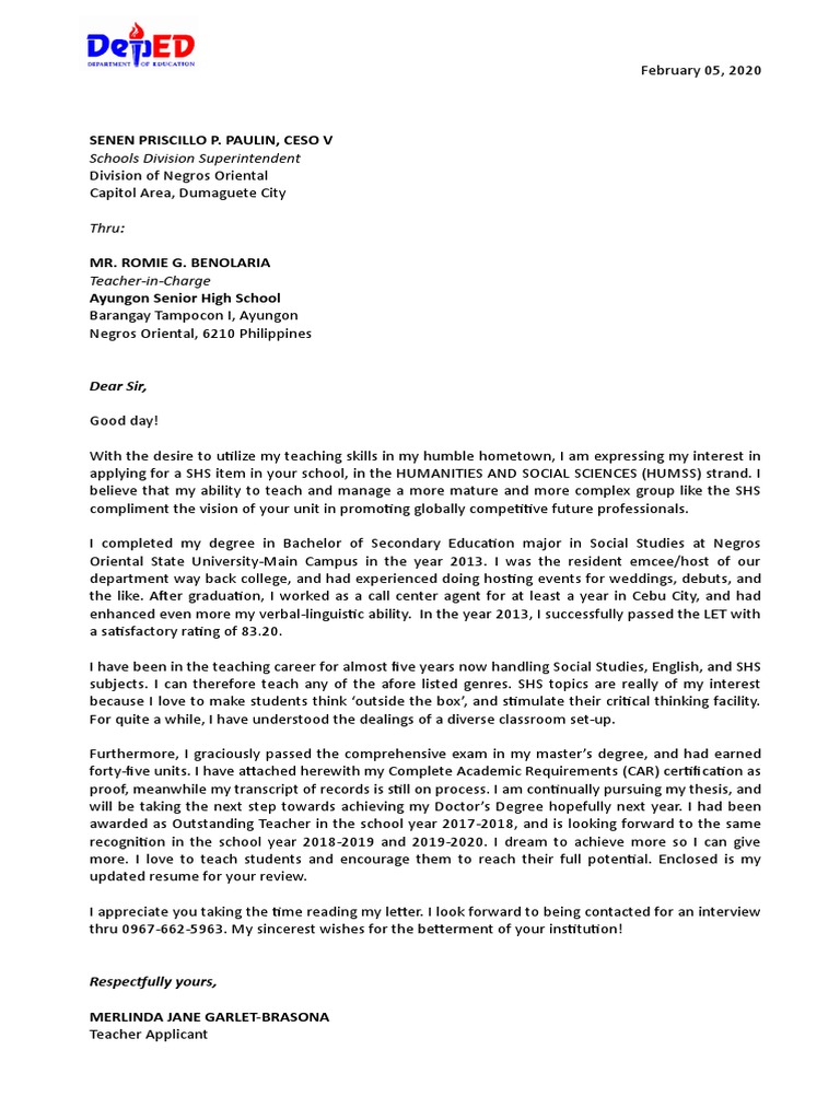 Schools Division Superintendent: Senen Priscillo P. Paulin, Ceso V ...