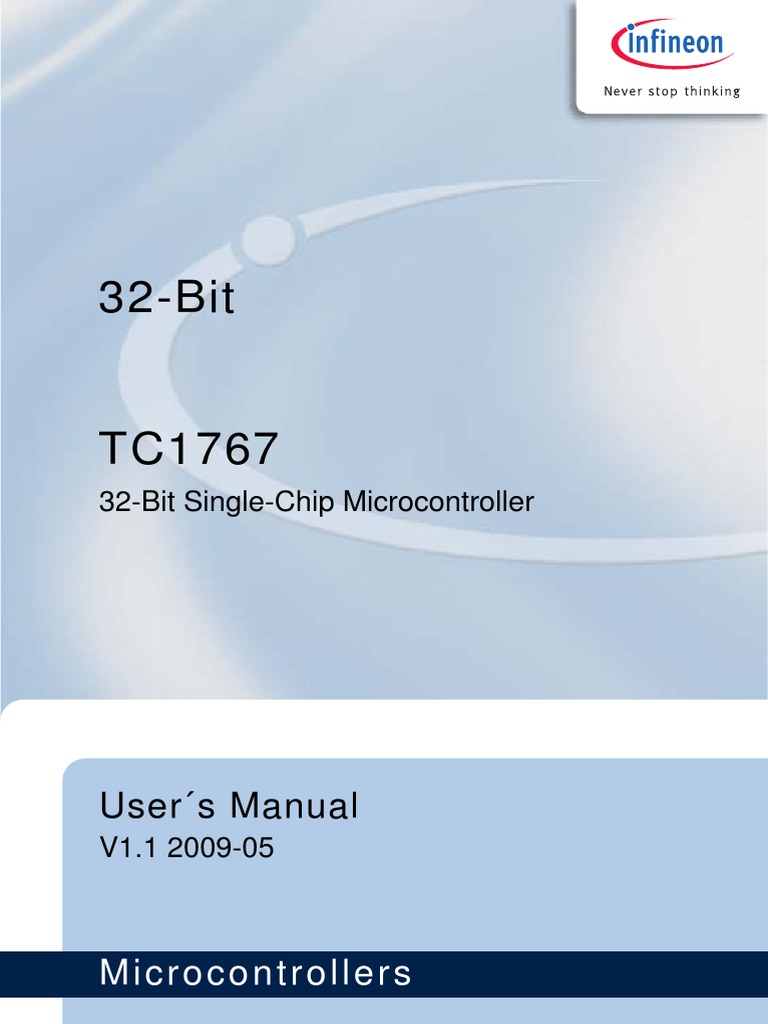 TC1767 Microcontroller Manual PDF | Download Free PDF | Integrated ...