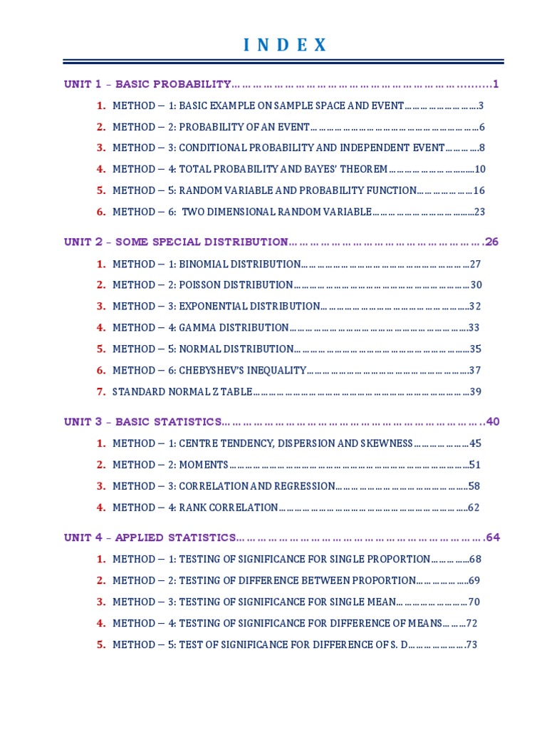 Probability and Statistics PDF | PDF | Probability Distribution | Random Variable