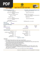 GSRTC PDF Ticket | PDF | Fare | Service Industries