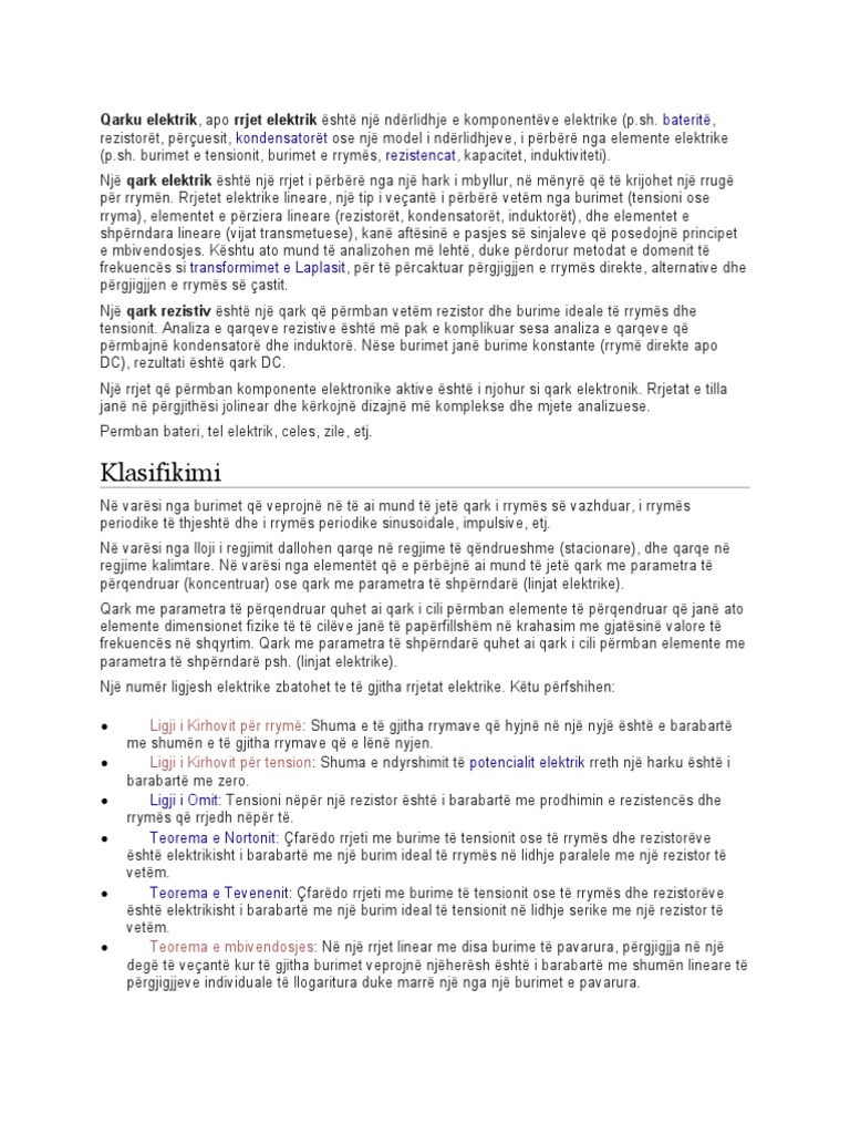 Qarku Elektrik | PDF