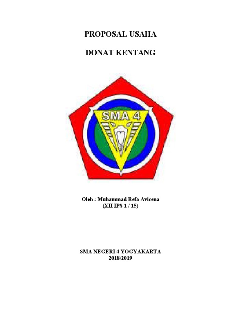 Contoh Proposal Usaha Donat Kentang | PDF