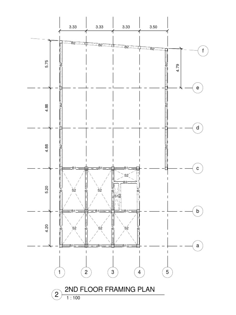 2ND Floor Framing Plan | PDF