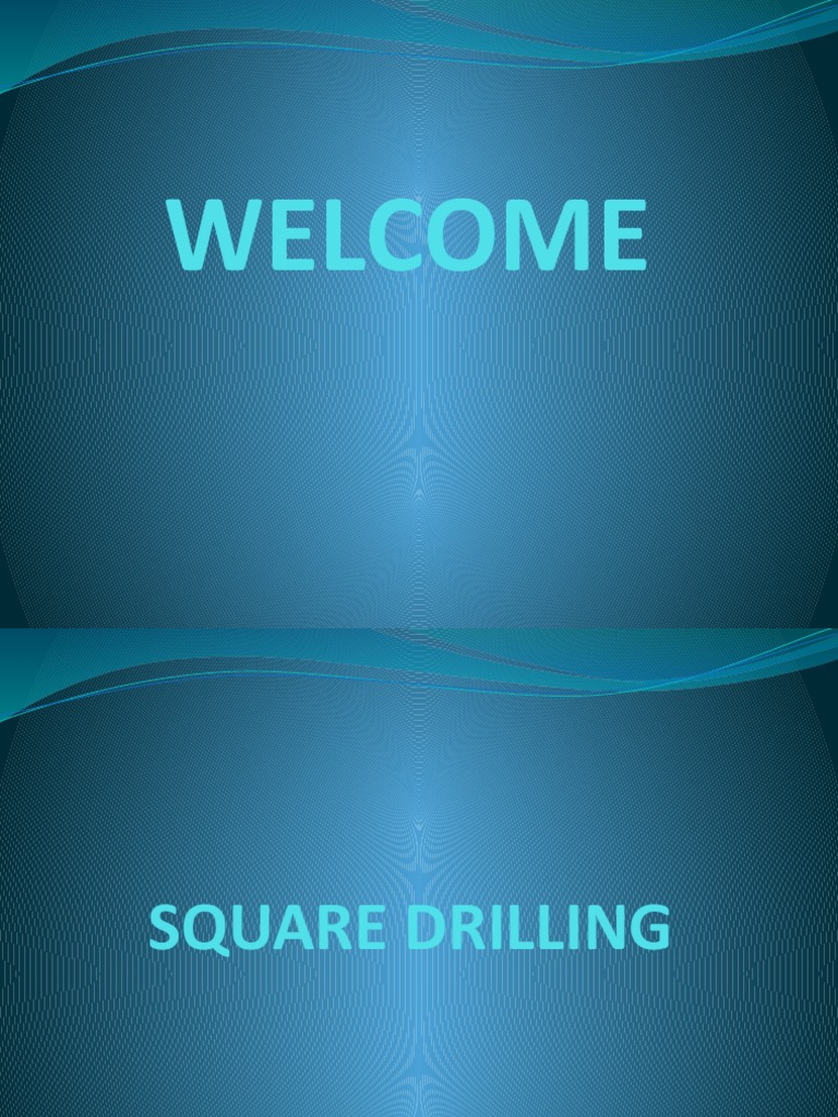 Square Drilling | PDF | Geometry | Geometric Shapes