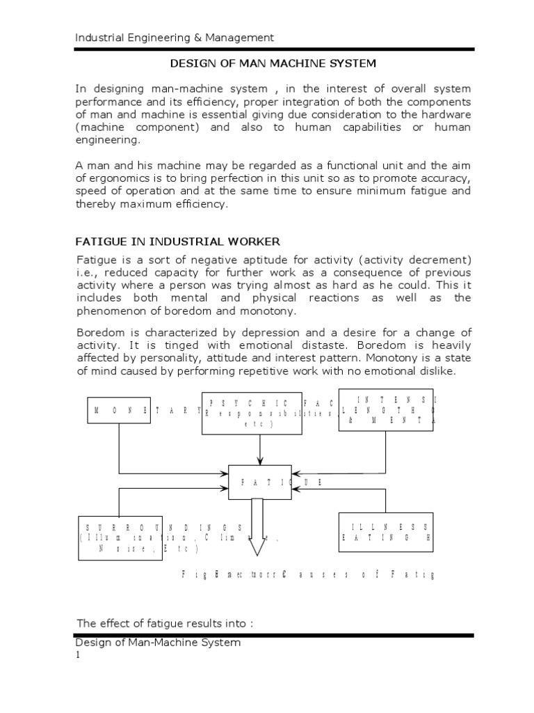 Design of Man Machine System | PDF | Sound | Atmosphere Of Earth