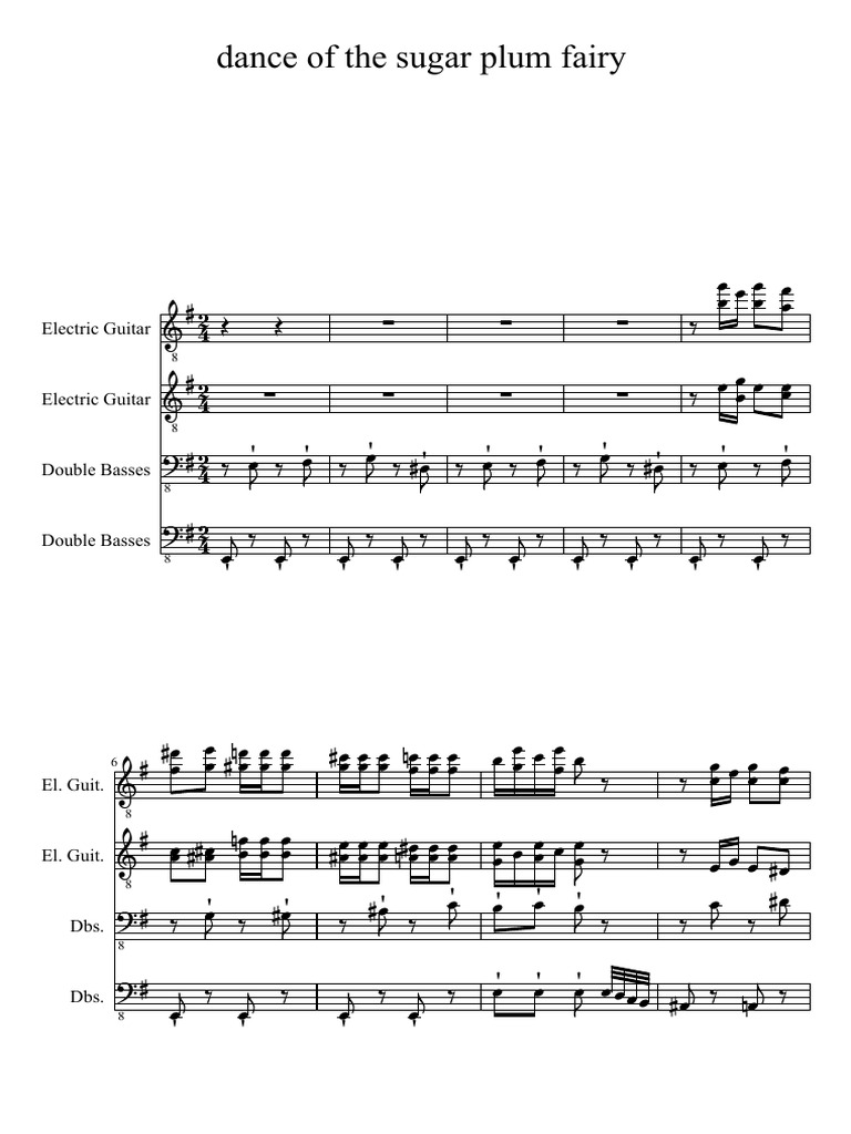Dance of The Sugar Plum Fairy | PDF | Music Technology | Sound Technology