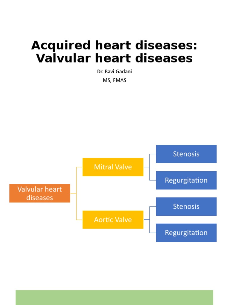 Acquired Heart Diseases-Valvular Heart Diseases | PDF | Heart Valve | Heart