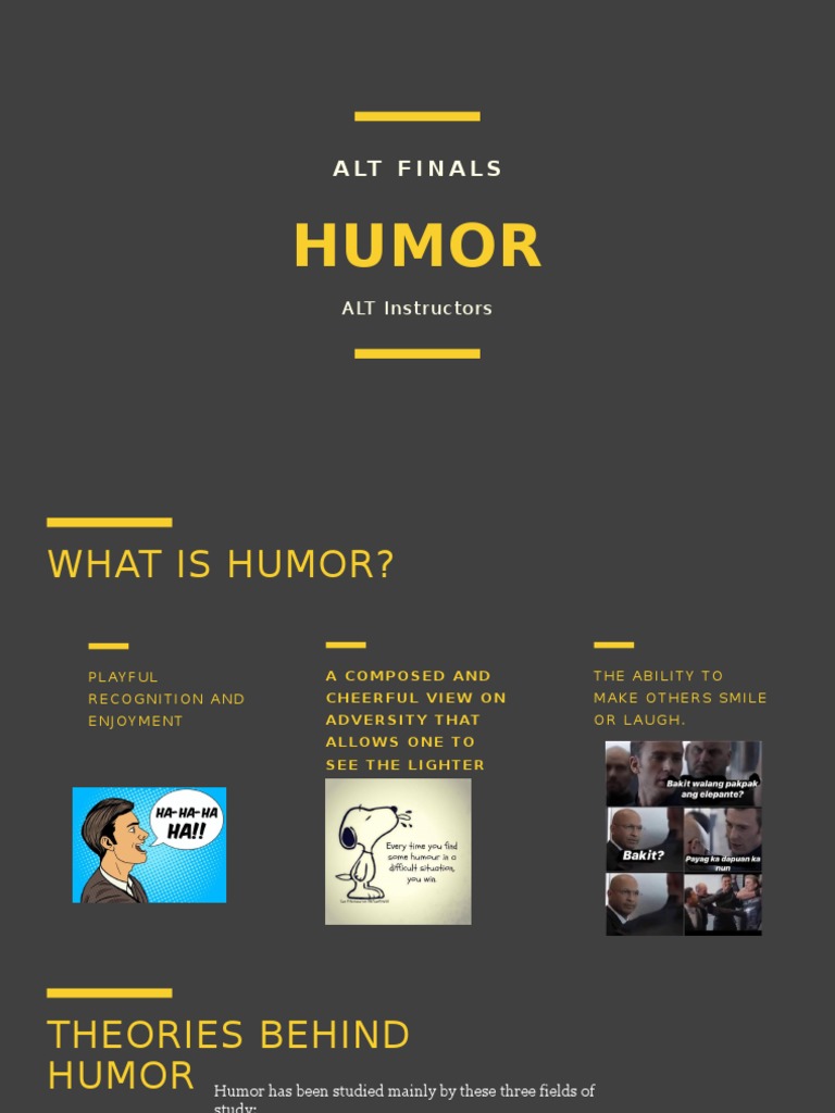 Humor Character Strength 1 | PDF | Humour | Brain