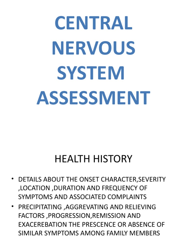 Comprehensive Neurological Examination: Assessing the 12 Cranial Nerves ...