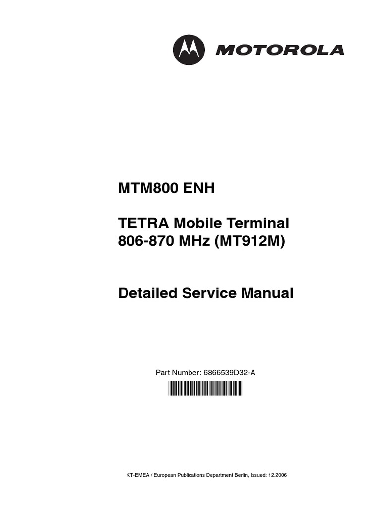 MTM800E ServerManual PDF | Radio | Electromagnetic Interference